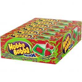 HUBBA BUBBA MAX STRAWBERRY 18CT