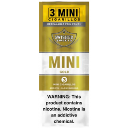 SWISHER MINI 15/3PK GOLD - CIGARETTES - CATEGORIES