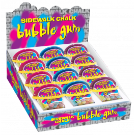SIDEWALK CHALK BUBBLE GUM 12CT - SNACKS - CATEGORIES