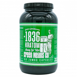 1836 KRATOM CAP 1KG GREEN MEANS