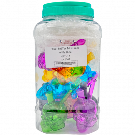 GLASS SNIFFER SKULL MX SN2502 12