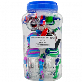 GLASS WP SIL ROBOT SWP1301 8CT