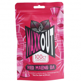MAXXOUT CAP RED MAENG DA 100CT