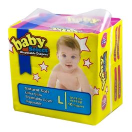 SELECT BABY DIAPERS LARGE 10CT