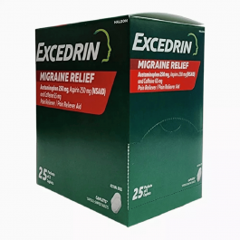 EXCEDRIN MIGRAINE 2 PK 25CT - MEDICINE - CATEGORIES