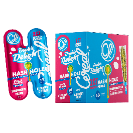 CEREAL HASH 4G STRAW/BLUE 10/2PK