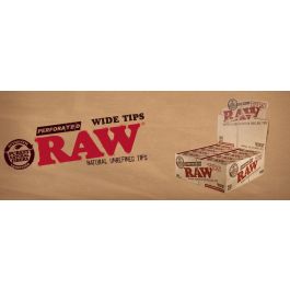 RAW TIPS PERFORATED WD/TIPS 50CT