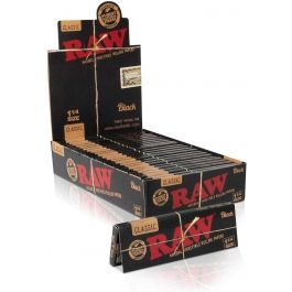 RAW CL BLACK PAPER 1.25 24CT - CIGARETTES PAPERS - CATEGORIES