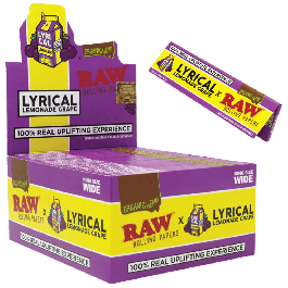 RAW X LEMONADE GRAPE KS PAPER 50 - CIGARETTES PAPERS - CATEGORIES