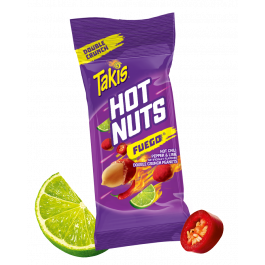 TAKIS HOT NUTS FUEGO 3.2OZ 1CT