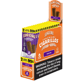 ZIG ZAG 2F99 GRAPE 2PK 15CT - CIGARETTES - CATEGORIES