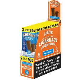 ZIG ZAG 2F99 BLUEBERRY 2PK 15CT - CIGARETTES - CATEGORIES