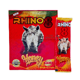 RHINO 8 HONEY 12CT