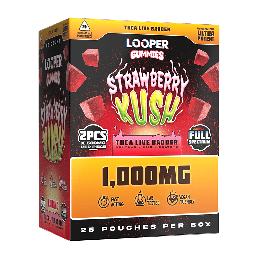LOOPER GUMMY 2PK STRAW KUSH 25CT