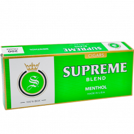 SUPREME F.CIGAR MENTHOL 100 BX - CIGARETTES - CATEGORIES