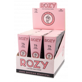 ROZY PINK CONES 1.25 6PK 24CT - CIGARETTES PAPERS - CATEGORIES
