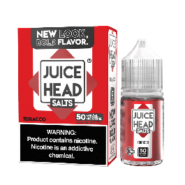 JUICE HEAD 30ML TOBACCO 50MG - VAPE - CATEGORIES