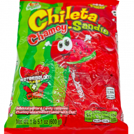 AZTECA CHILETA CHAMOY SANDIA 40C - MEXICAN CANDY & SNACKS - CATEGORIES