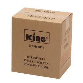KING BUTANE FUEL 6OZ 12CT