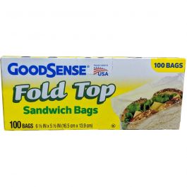 GOOD SENSE SANDWICH 100BAG 24CT