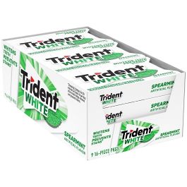 TRIDENT WHITE SPEARMINT 16CT - GUM & MINTS - CATEGORIES