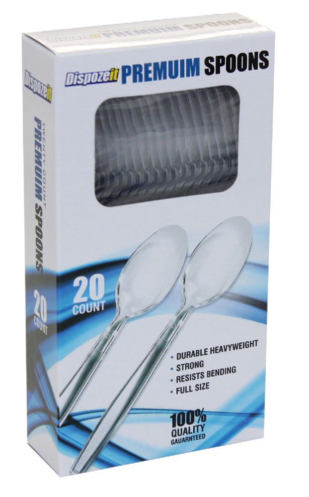Size Of Plastic Spoons
